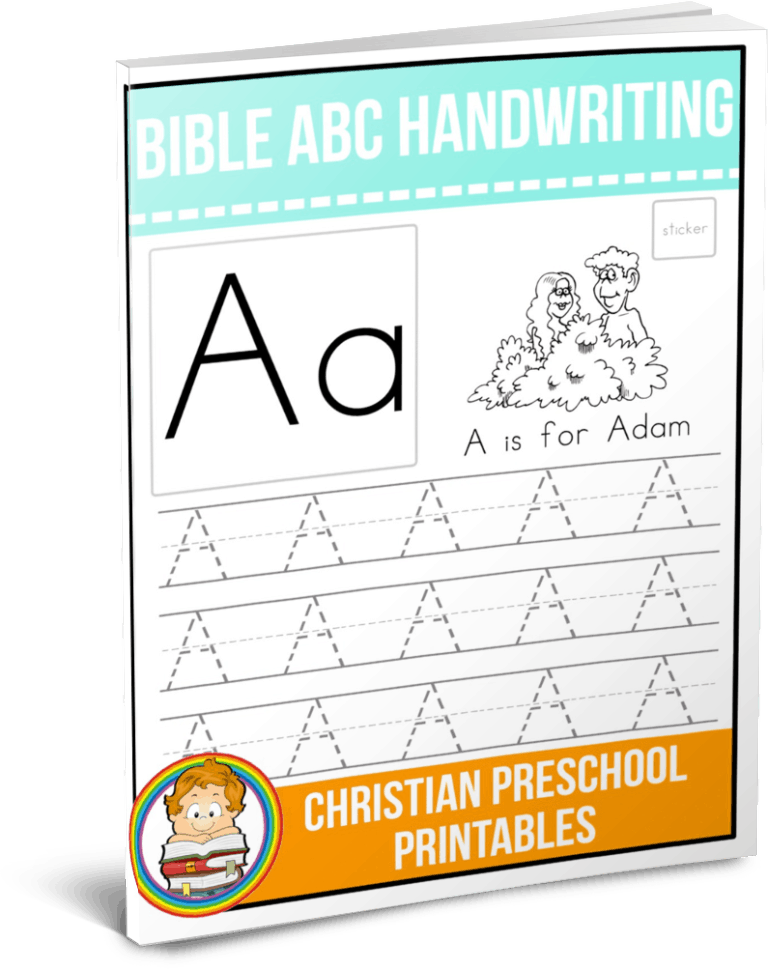 BibleABCHand - Christian Preschool Printables