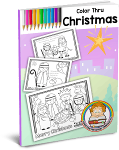 Christmas Bible Coloring Pages - Christian Preschool Printables