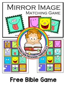 Made in God's Image Game - Christian Preschool Printables