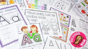Bible ABC Printables - Christian Preschool Printables