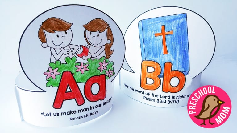 Bible ABC Printables - Christian Preschool Printables