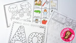 Bible ABC Printables - Christian Preschool Printables