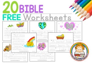 Bible Verse Copywork Pages - Christian Preschool Printables