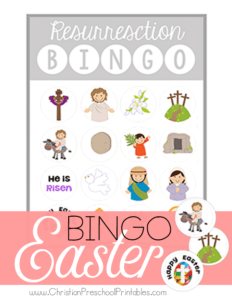 EasterBingoGame - Christian Preschool Printables