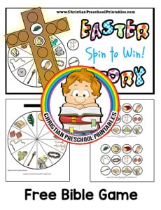 Easter Story Printable Game - Christian Preschool Printables