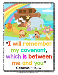 Noah's Ark Preschool Printables - Christian Preschool Printables