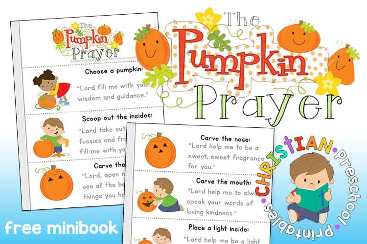 Pumpkinprayerheader2 Christian Preschool Printables
