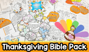 Thanksgiving Bible Printables & Crafts - Christian Preschool Printables