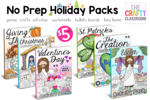 Candy Cane Bible Printables - Christian Preschool Printables