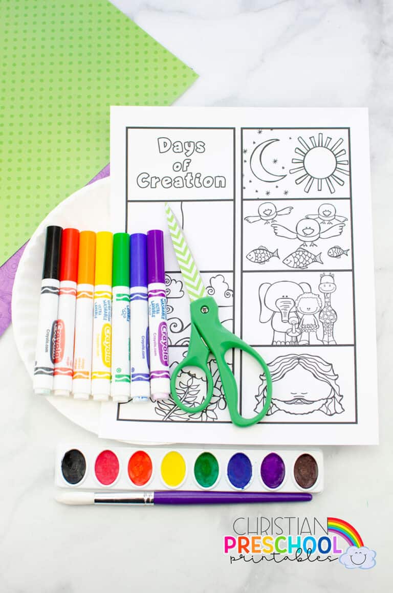 Creation Crafts for Preschoolers - Christian Preschool Printables