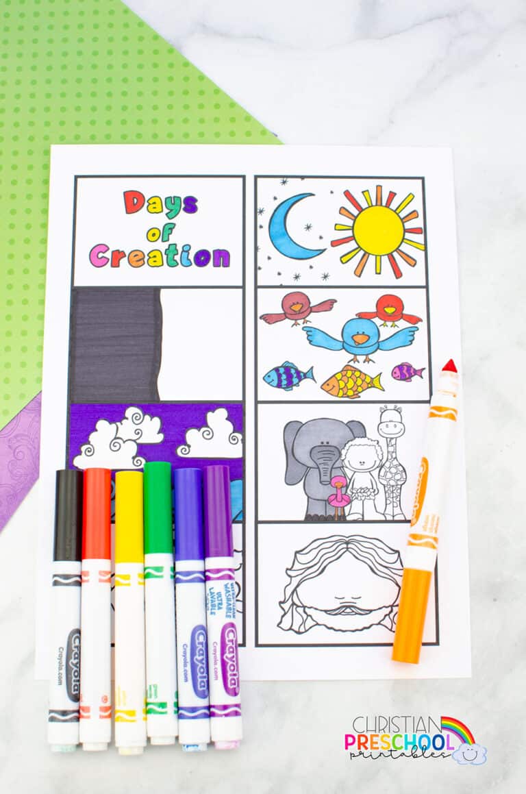 Creation Crafts for Preschoolers - Christian Preschool Printables
