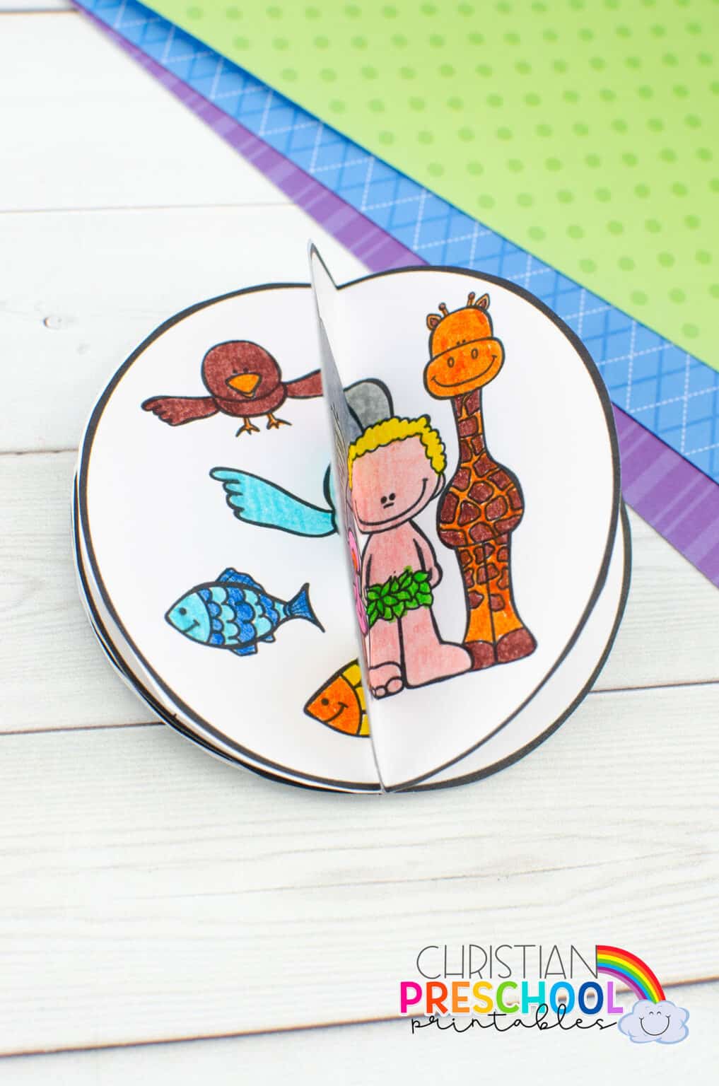 Free Printable Creation Craft for Kids - Christian Preschool Printables