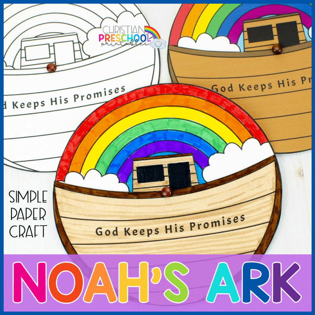 NoahsArkSpinnerTP - Christian Preschool Printables