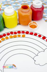Rainbow Craft Preschool Themed Activity - Christian Preschool Printables