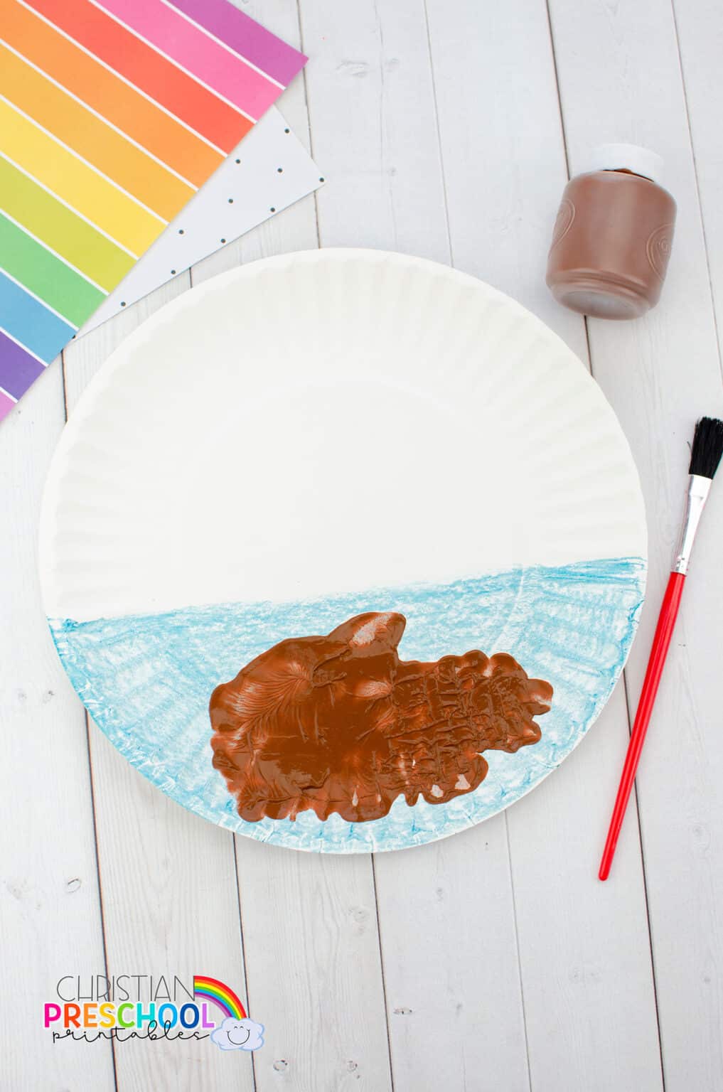 Noah's Ark Rainbow Craft for Kids - Christian Preschool Printables