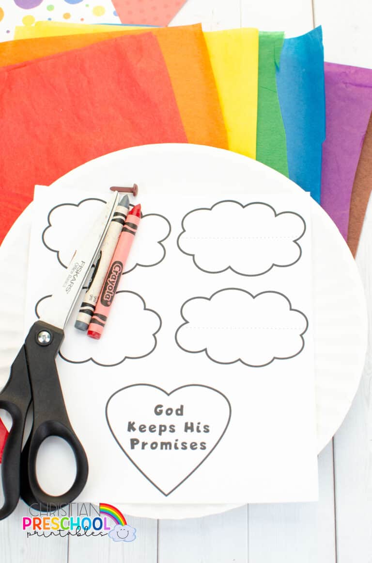 Noah's Ark Craft for Preschoolers - Christian Preschool Printables