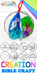 CreationWheelBibleCraft - Christian Preschool Printables