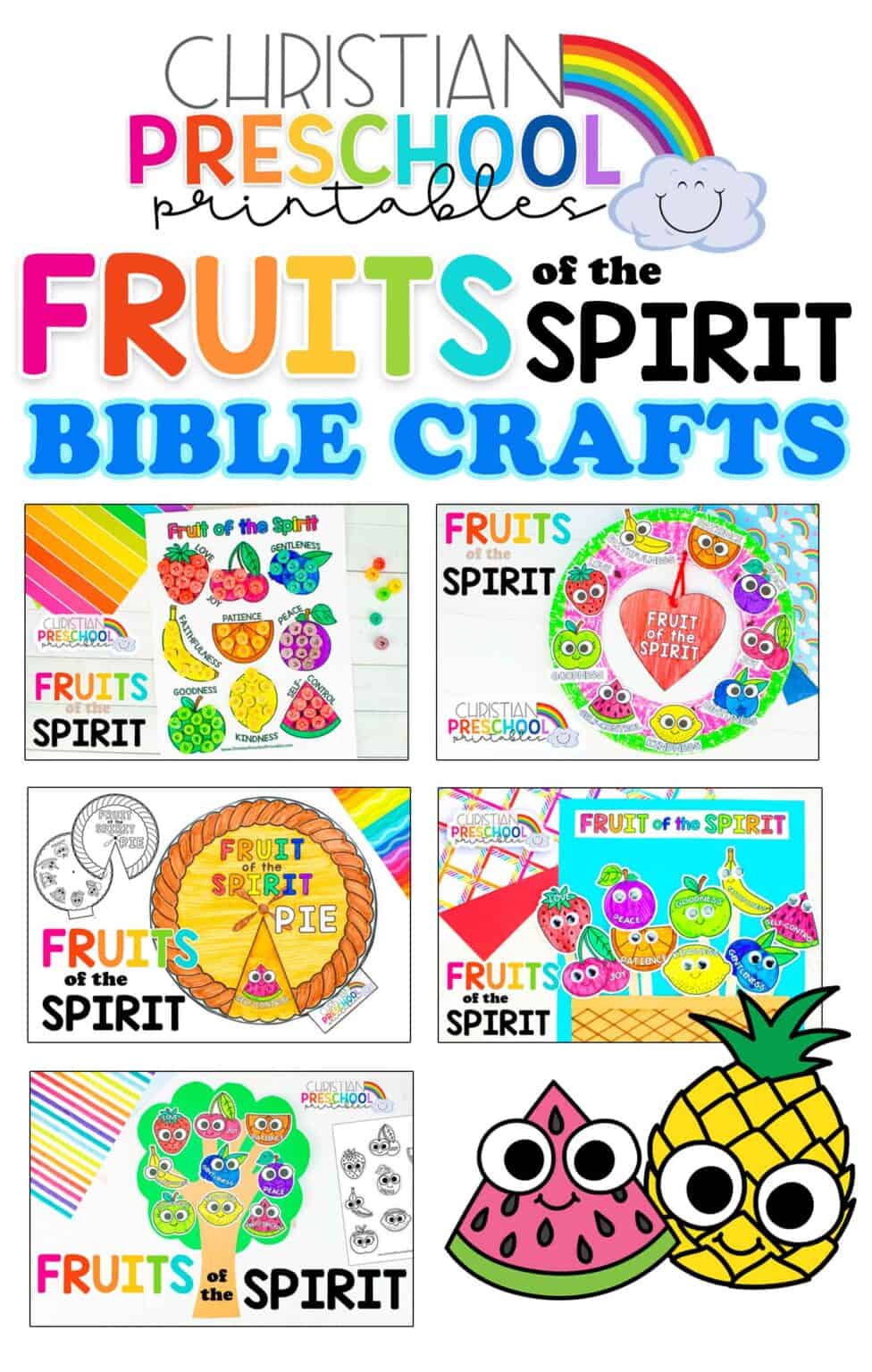 FruitOfTheSpiritBiblePrintables - Christian Preschool Printables