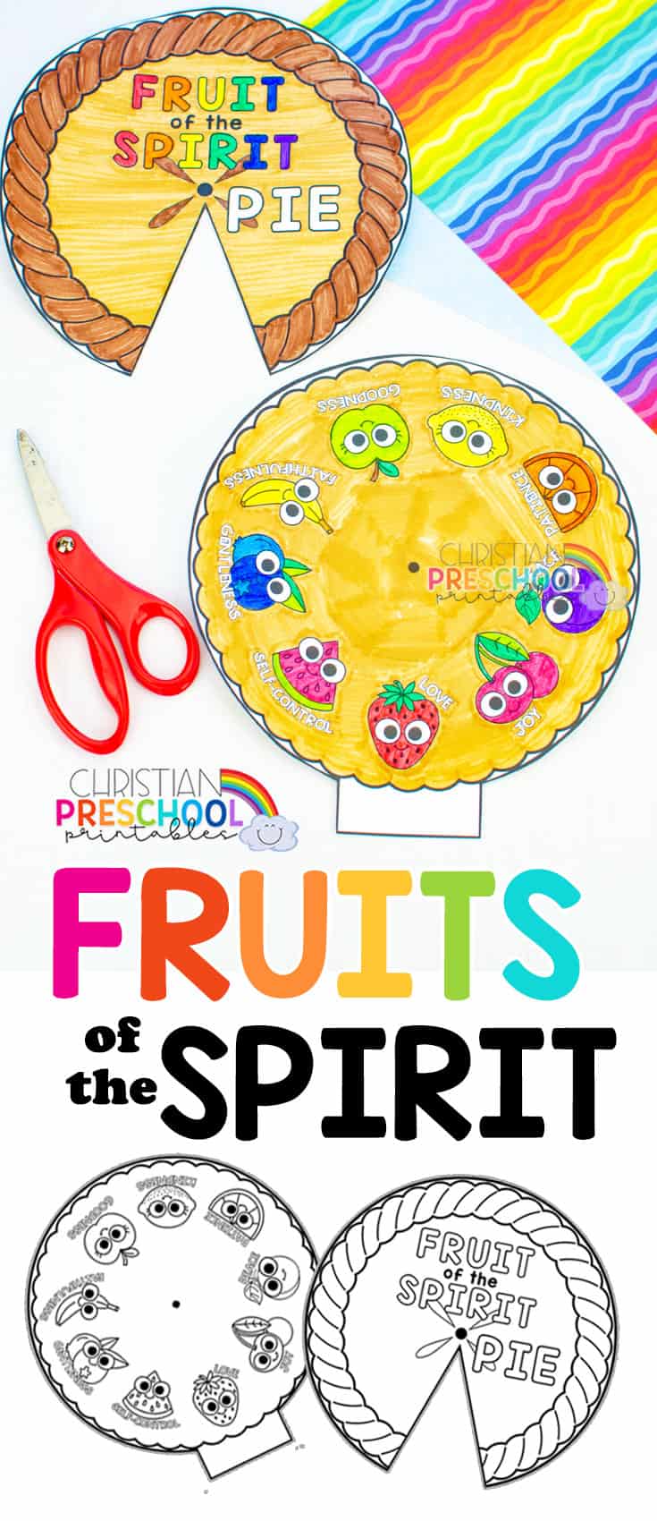 Fruit of the Spirit Lesson for Kids - Christian Preschool Printables