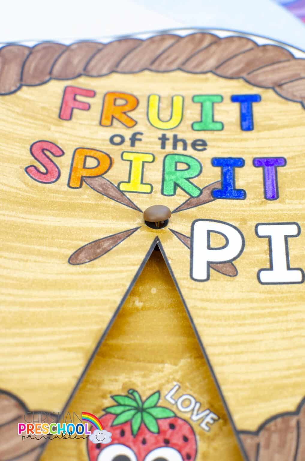 Fruit Of The Spirit Bible Craft Archives Christian Preschool Printables