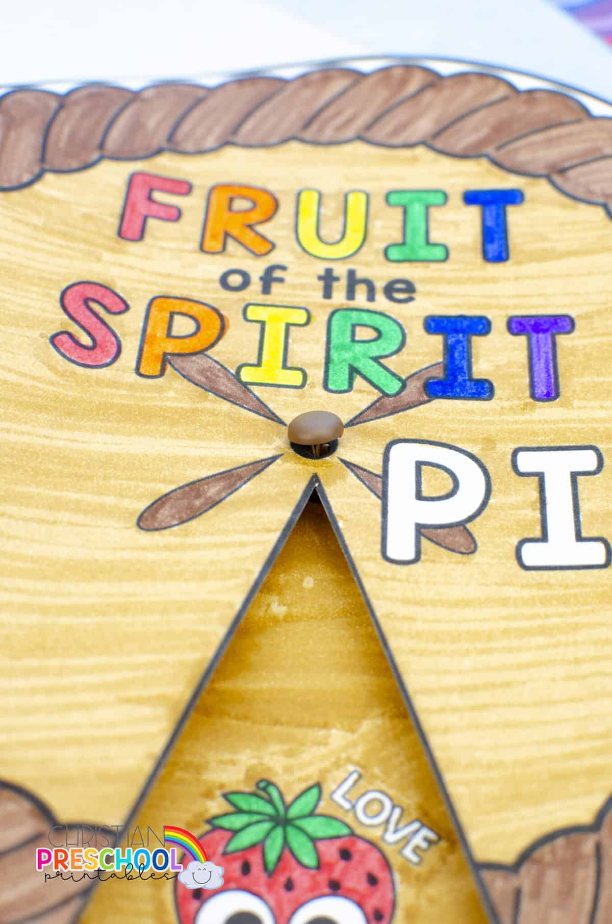 Fruit of the Spirit Lesson for Kids - Christian Preschool Printables