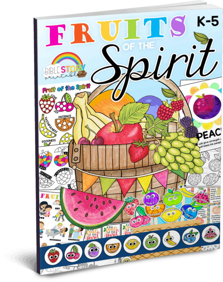 Fruit of the Spirit Coloring Page - Christian Preschool Printables