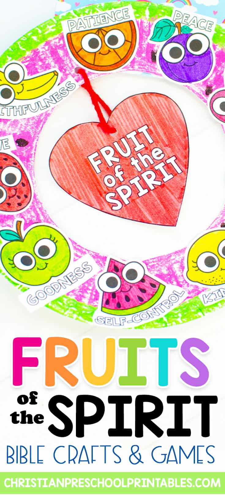 Fruit of the Spirit Printables for Kids - Christian Preschool Printables