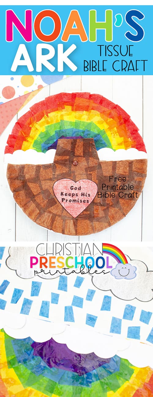 Noah's Ark Craft for Preschoolers - Christian Preschool Printables