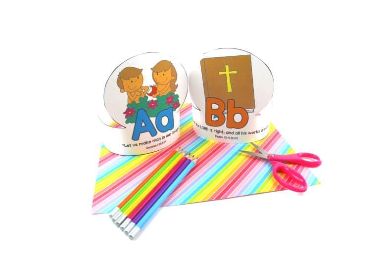 Bible ABC Printables - Christian Preschool Printables