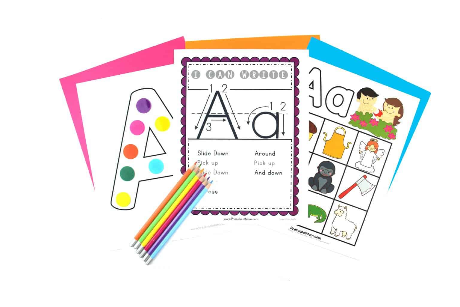 Bible ABC Printables - Christian Preschool Printables