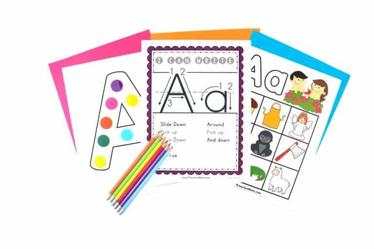 Bible ABC Printables - Christian Preschool Printables
