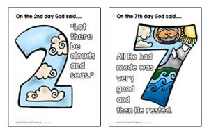 Creation Preschool Printables - Christian Preschool Printables