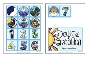Creation Preschool Printables - Christian Preschool Printables