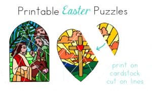 Easter Bible Printables - Christian Preschool Printables