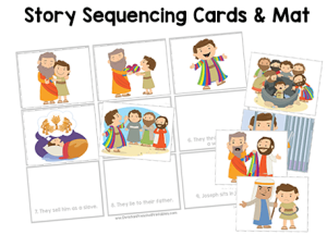 Joseph Bible Printables - Christian Preschool Printables
