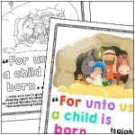 Christmas Bible Printables - Christian Preschool Printables