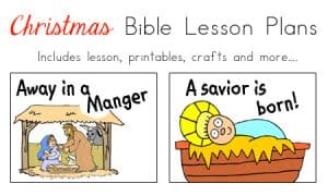Christmas Bible Printables - Christian Preschool Printables