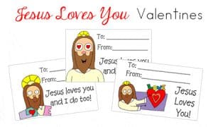 Valentine's Day Bible Printables - Christian Preschool Printables