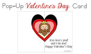 Valentine's Day Bible Printables - Christian Preschool Printables
