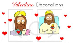 Valentine's Day Bible Printables - Christian Preschool Printables