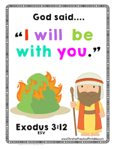 Moses Bible Printables - Christian Preschool Printables