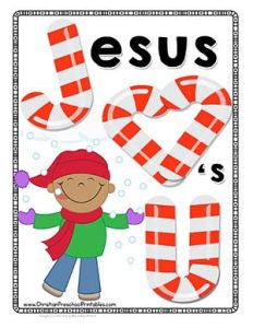 Snow Themed Bible Printables - Christian Preschool Printables