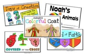 Bible Games - Christian Preschool Printables