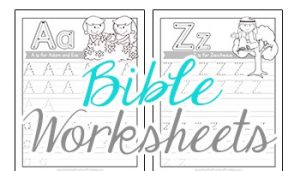 Free Bible Printables - Christian Preschool Printables
